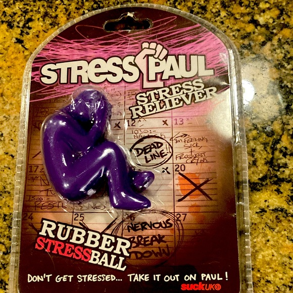 Other | Purple Stress Paul Rubber Stress Ball | Poshmark
